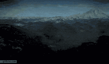 Time-lapse Snow In The Mountains | Best Funny Gifs Updated Daily
