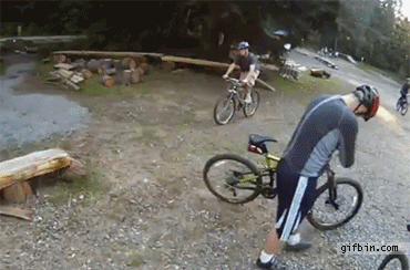 Mountainbike Faceplant | Best Funny Gifs Updated Daily
