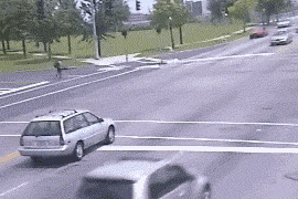 Intersection Accident Pwnage | Best Funny Gifs Updated Daily